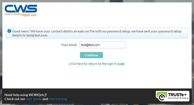 How to Register with the CWS Client Portal | Billing/Account Management ...